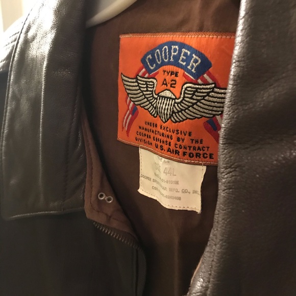 cooper sportswear | Jackets & Coats | Cooper Vintage Leather Jacket 44l ...